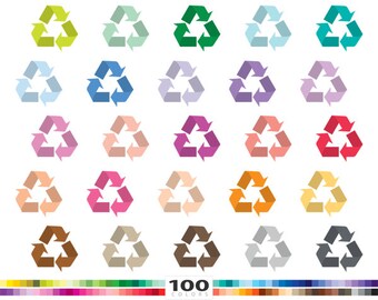 Recycle clip art | Etsy