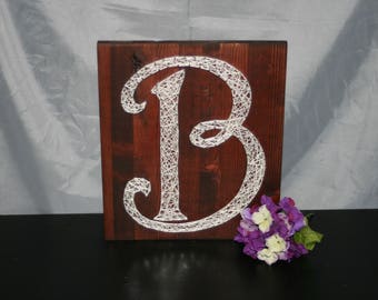 Monogram string art | Etsy