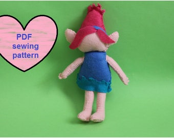Troll doll pattern | Etsy