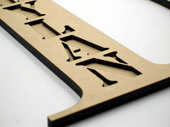 20cm Stencil MDF Wood Wooden Letters 6mm Thick 20cm-stencil-mdf-wood-wooden-letters-6mm-thick