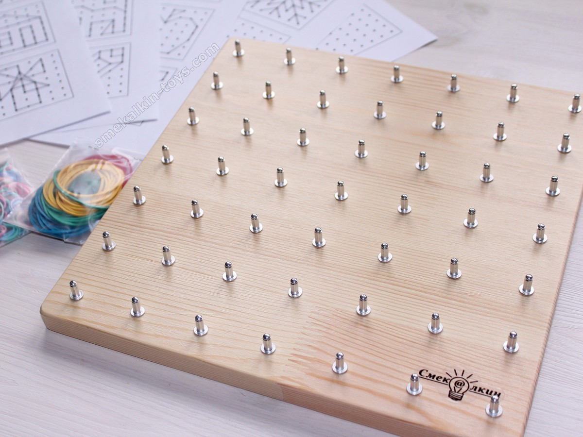 Geoboard 7x7 geoboard Montessori toddler toys Montessori