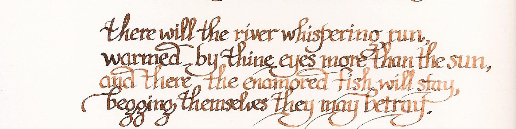 English Literature Inspired Calligraphy and by OldEnglishPrintShop