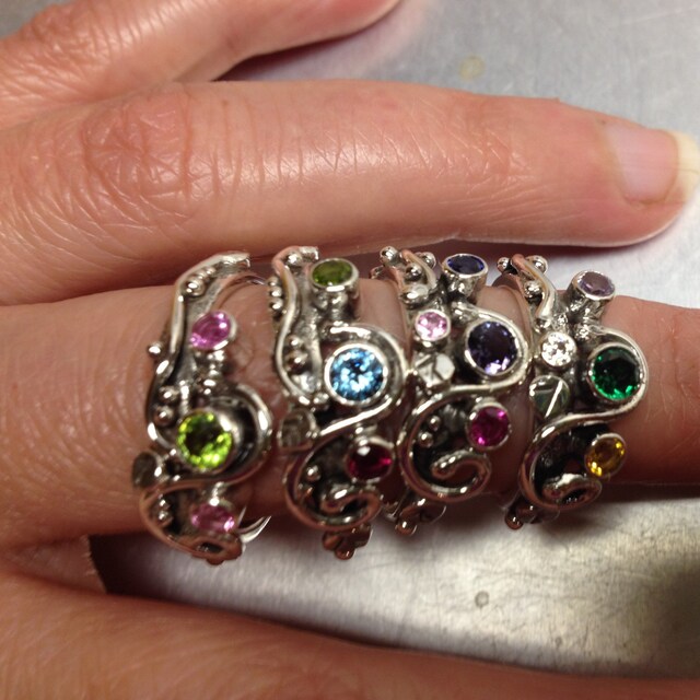 custom silversmith jewelry inspired by nature and by bddesigns