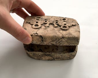 Pottery trinket box | Etsy