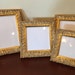 20 Small Gold Frames for 50th Wedding Anniversary Party Event