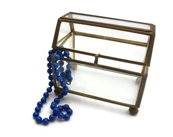 Clear glass box | Etsy