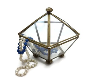 Clear glass box | Etsy