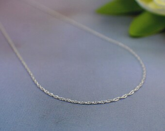 16 inch silver chain | Etsy