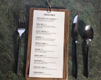 Wooden Board Check Presenter by TabellaStore on Etsy