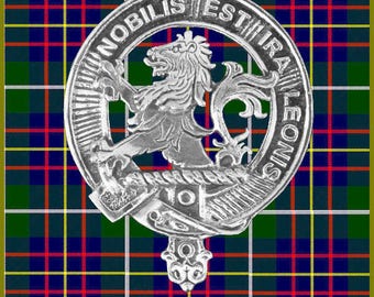 Currie Clan Crest Scottish Cap Badge CB02