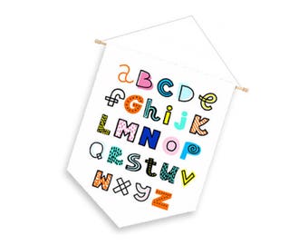 Bright alphabet | Etsy