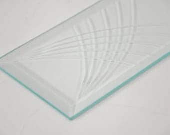 Beveled glass panels | Etsy