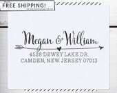 Custom Return Address Stamps by NoteTrunk on Etsy