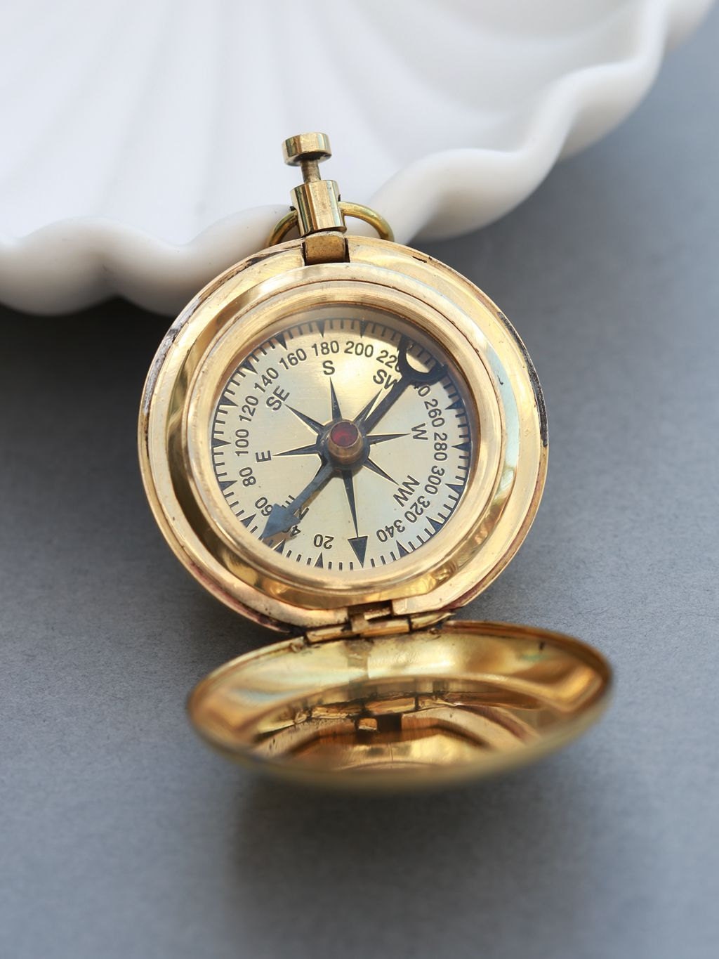 Personalized Engraved Vintage Compass Working Compass