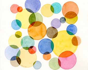 Overlapping circles | Etsy