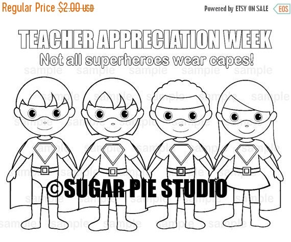 ON SALE INSTANT Download Printable SuperHero by SugarPieStudio
