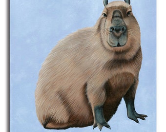 Capybara art | Etsy