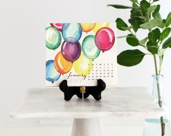 Unique easel calendar related items | Etsy