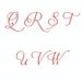 Beautiful Aphrodite Script Machine Embroidery Font
