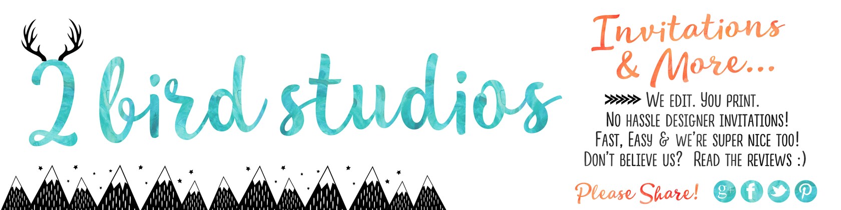 Invitations for AWESOME parties by 2birdstudios on Etsy