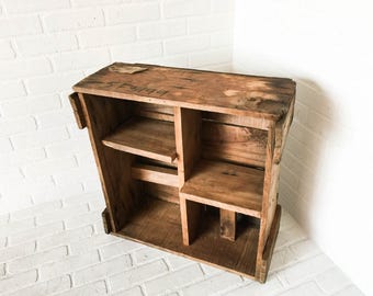 Primitive bookcase | Etsy