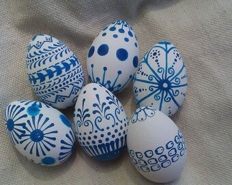 Hand painted eggs | Etsy