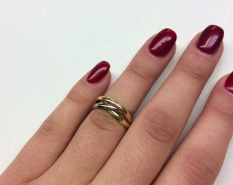 Tri color gold | Etsy