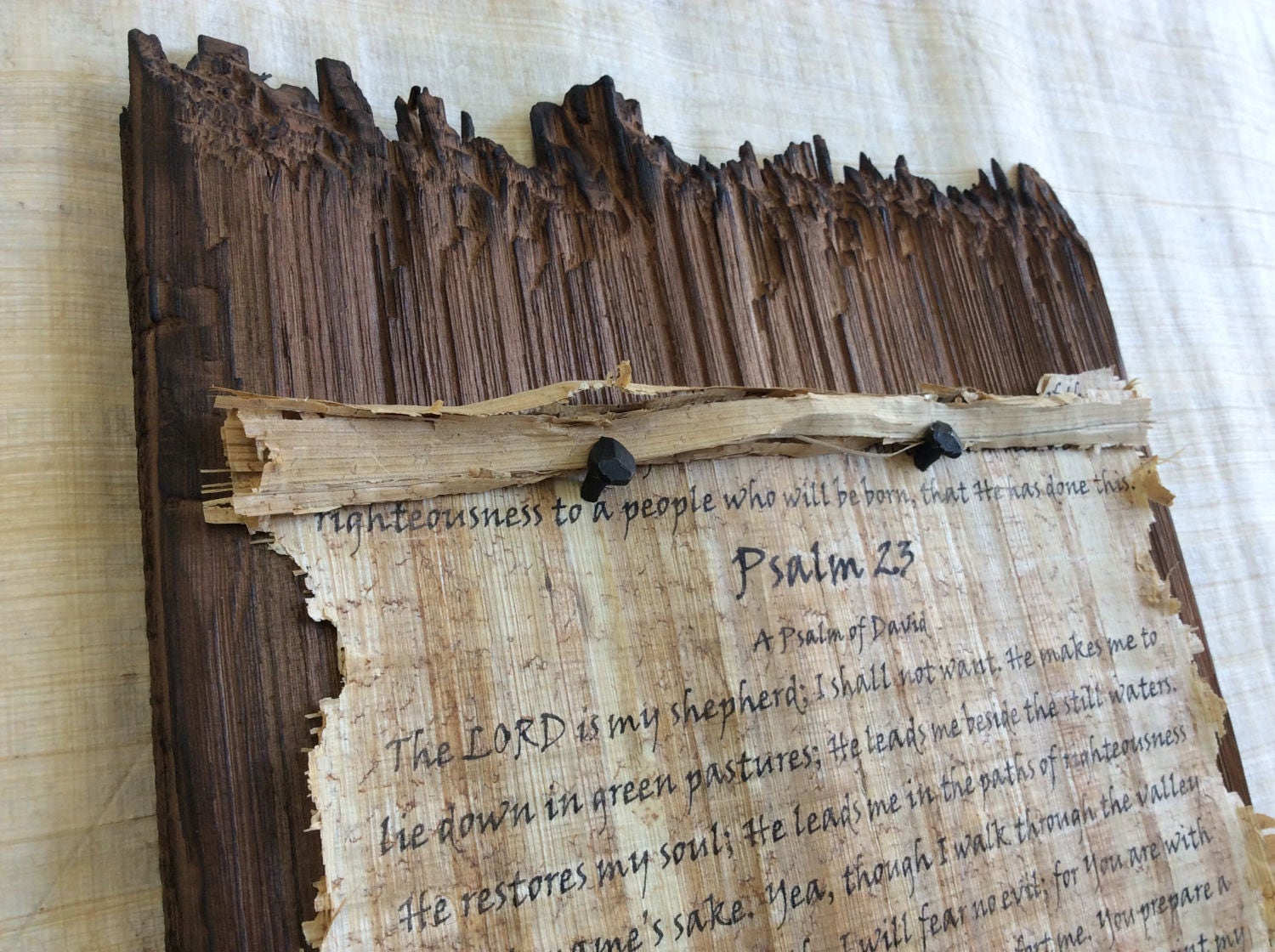 Psalm 23 Scripture Plaque