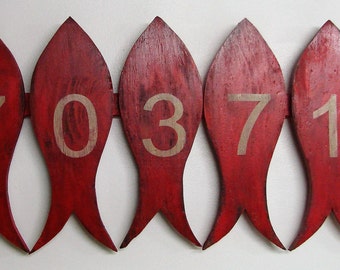 Beach house numbers | Etsy