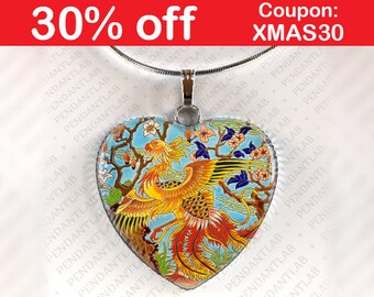 Phoenix charm | Etsy