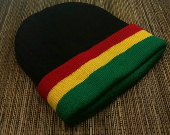 Rasta beanie | Etsy