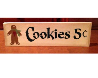 Gingerbread sign | Etsy