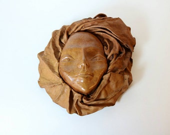 Leather face mask | Etsy