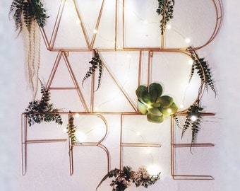 Wire word art | Etsy