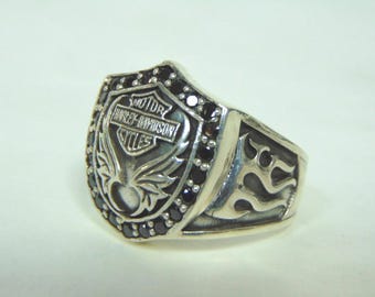 Motorcycle ring | Etsy