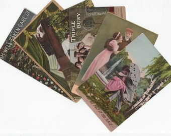 Romantic postcards | Etsy