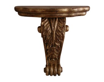 Gold shelf brackets | Etsy