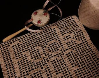 Crochet filet | Etsy