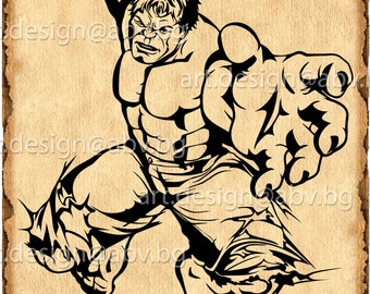 Hulk svg | Etsy