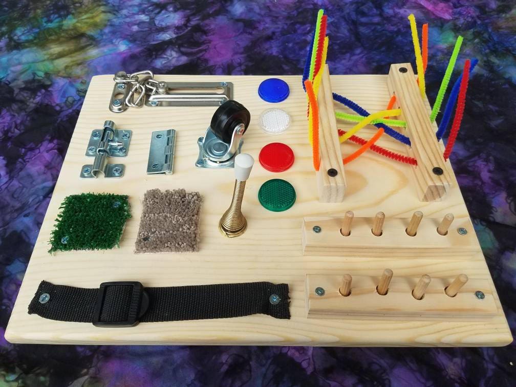 Sensory Board Busy Board fidget board car ride airplane