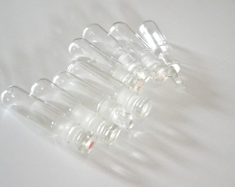 Vintage glass vials | Etsy