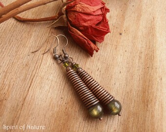Hand forged & wire wrapped jewelry Spirit by SpiritofNatureCrafts