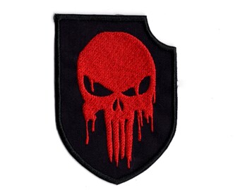 Military skull patch | Etsy