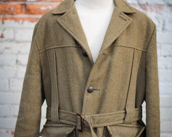 Wool hunting coat | Etsy