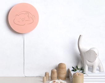 Teddy bear lamp | Etsy