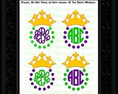Crown monogram | Etsy