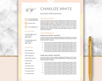 Resume monogram | Etsy