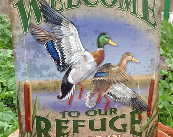 Duck hunting sign | Etsy