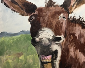 Laughing jackass | Etsy