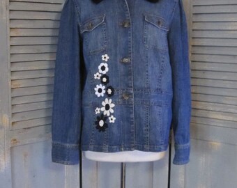 Custom denim jacket | Etsy